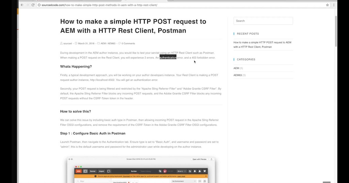 403 Forbidden Error In Postman