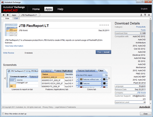 JTB World Blog: JTB FlexReport LT on Autodesk Exchange Apps JTB World Blog: JTB FlexReport LT on Autodesk Exchange Apps
