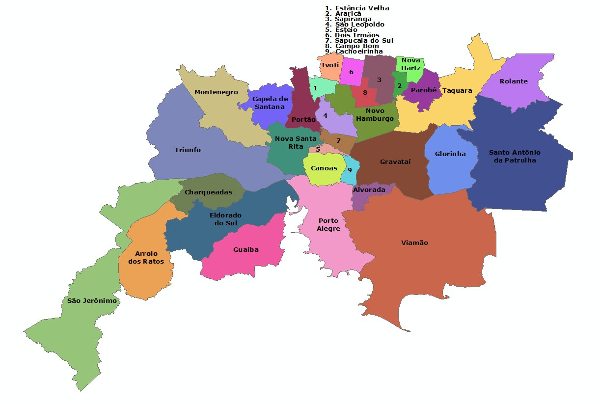 Mapa Porto Alegre | Mapa Região Mapa Porto Alegre | Mapa Região