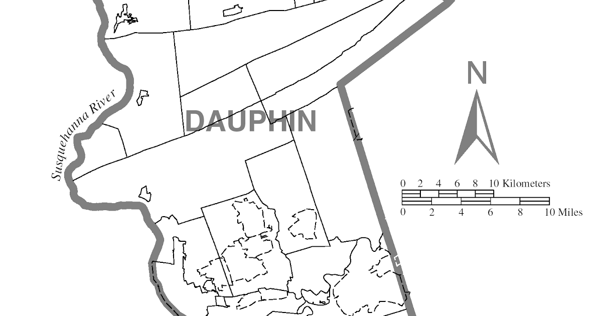 Dauphin County Map