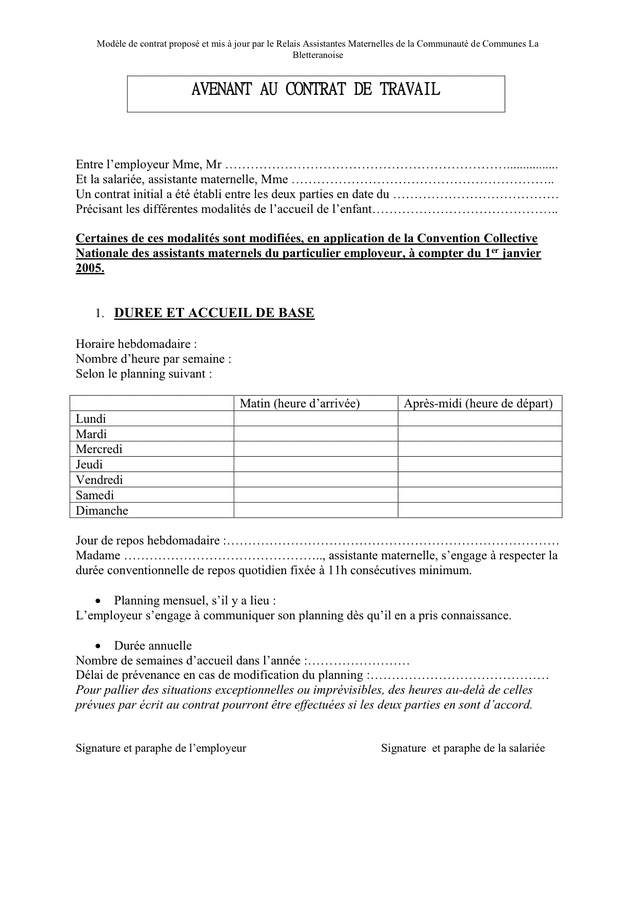 Modele Contrat De Travail Cesu Modele Contrat De Travail Cesu