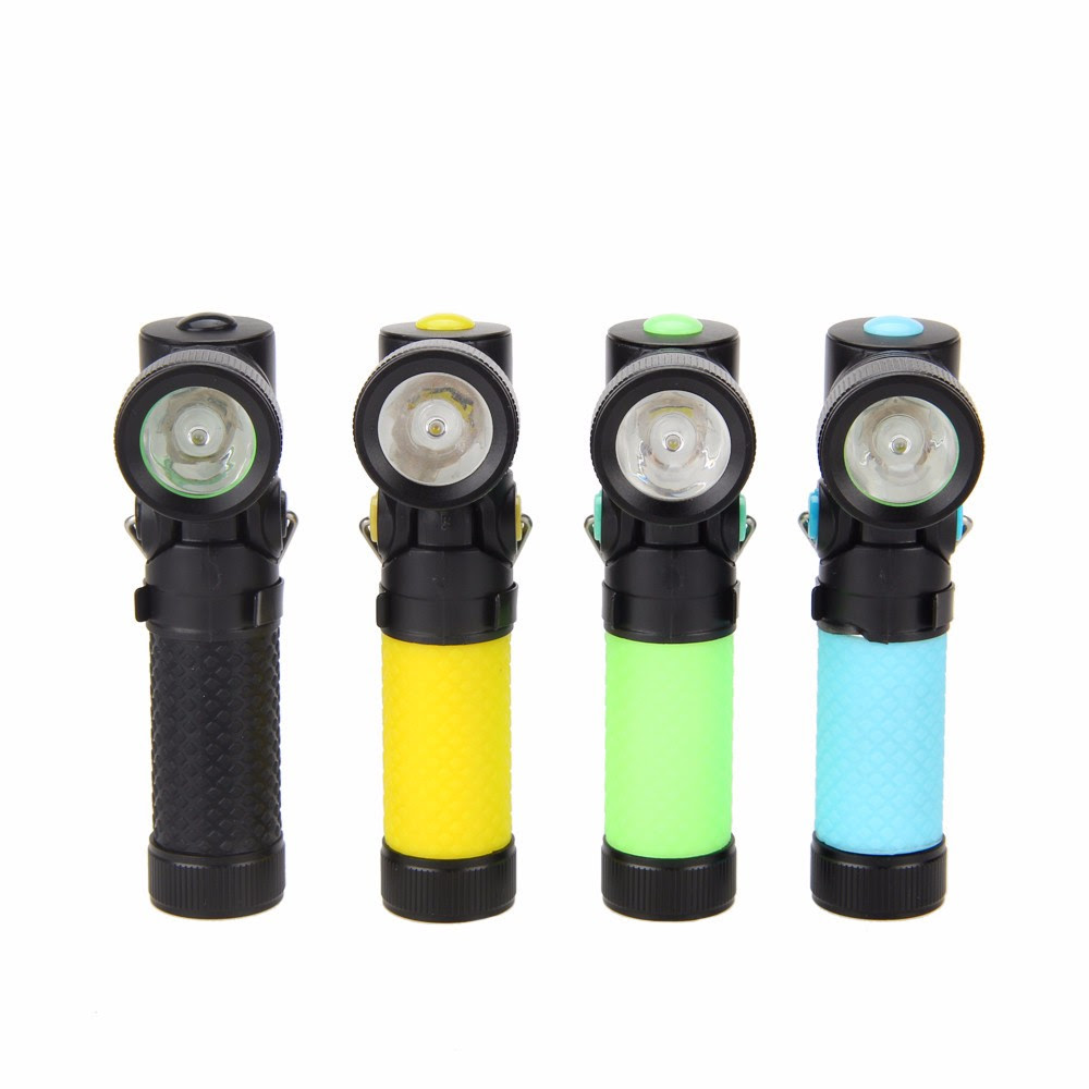 VASTFIRE Head Flashlight Angle 1000LM XR-E Q5 LED 90 Degree Pivoting ...