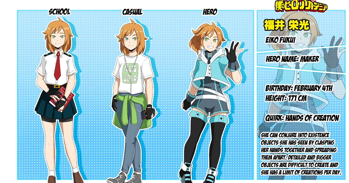 Mha Female Oc Hero Outfit Aruku Wallpaper