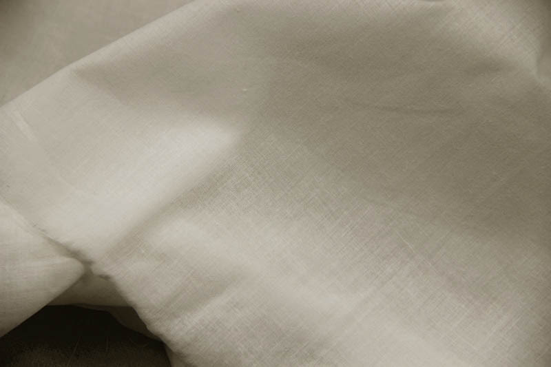 100% Cotton White Thin Little Transparent Fabric Textile Cloth For DIY ...